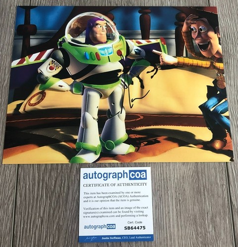TIM ALLEN TOY STORY SIGNED AUTOGRAPH BUZZ LIGHTYEAR 8x10 PHOTO w/PROOF ...