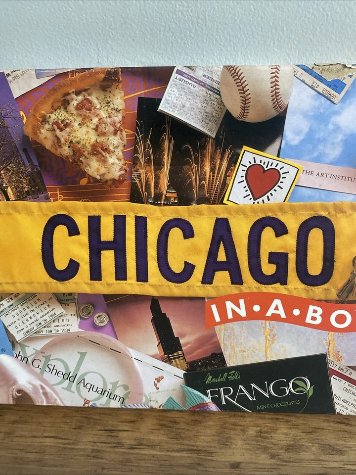 Vintage Chicago in a box Board Game 100 % Complete Like Monopoly ...