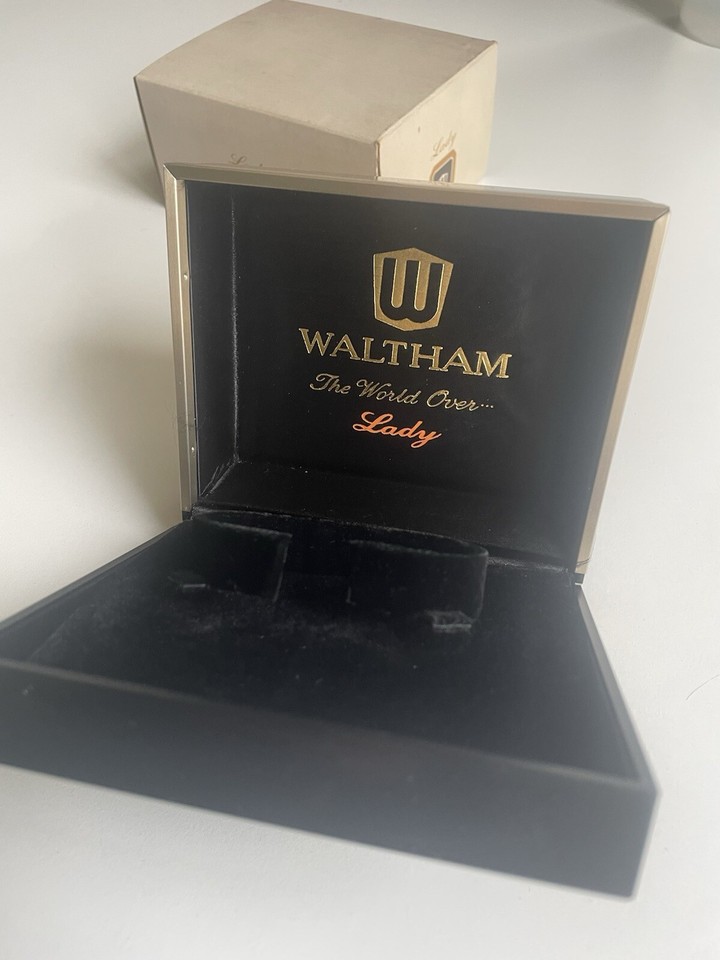 Vintage WALTHAM Presentation Box & Outer box | eBay UK