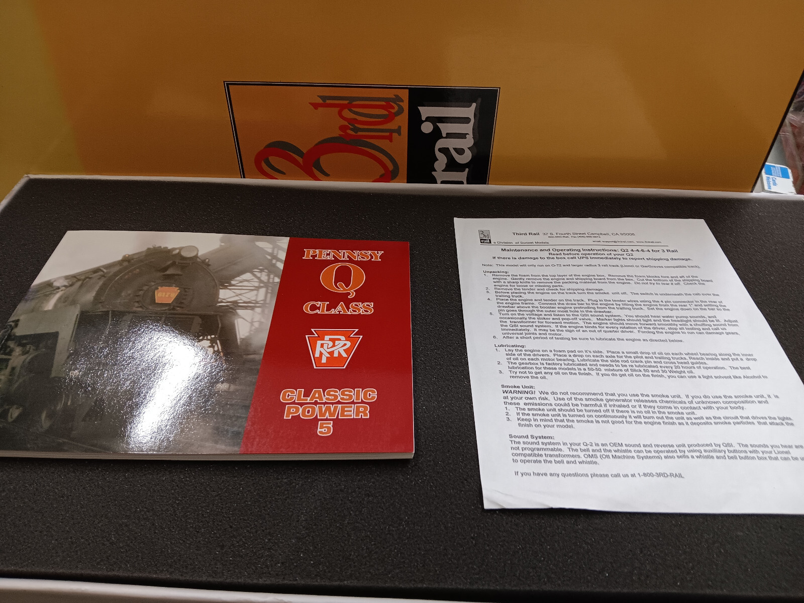 Brand New 3rd Rail Sunset # 6131 Brass PRR Q2 4-4-6-4 Steam Loco ...