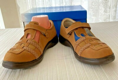 SureFit Brown Flats Shoes Size 7.5 WW Diabetic No Laces With Inserts | eBay