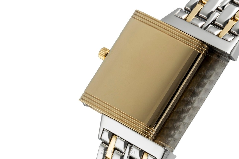 Jaeger LeCoultre Reverso Stahl / Gold Quarz Damenuhr Ref. 140.252.5 ...