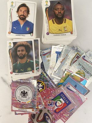 Panini Brazil World Cup 2014 Stickers Joblot including 20+ foil shiny ...