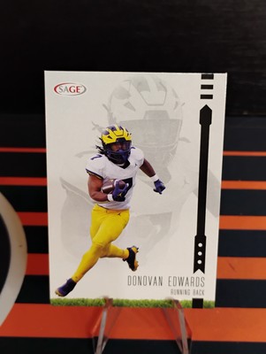 2025 Donovan Edwards Sage Low Series Football #7 Michigan Wolverines | eBay