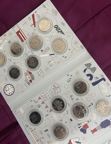 2019 A-Z Alphabet Coins Full Set 10p Album Royal Mint Ten Pence 10 p ...