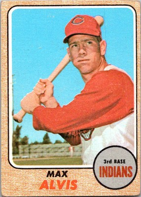 Max Alvis 1968 Topps #340 Cleveland Indians | eBay