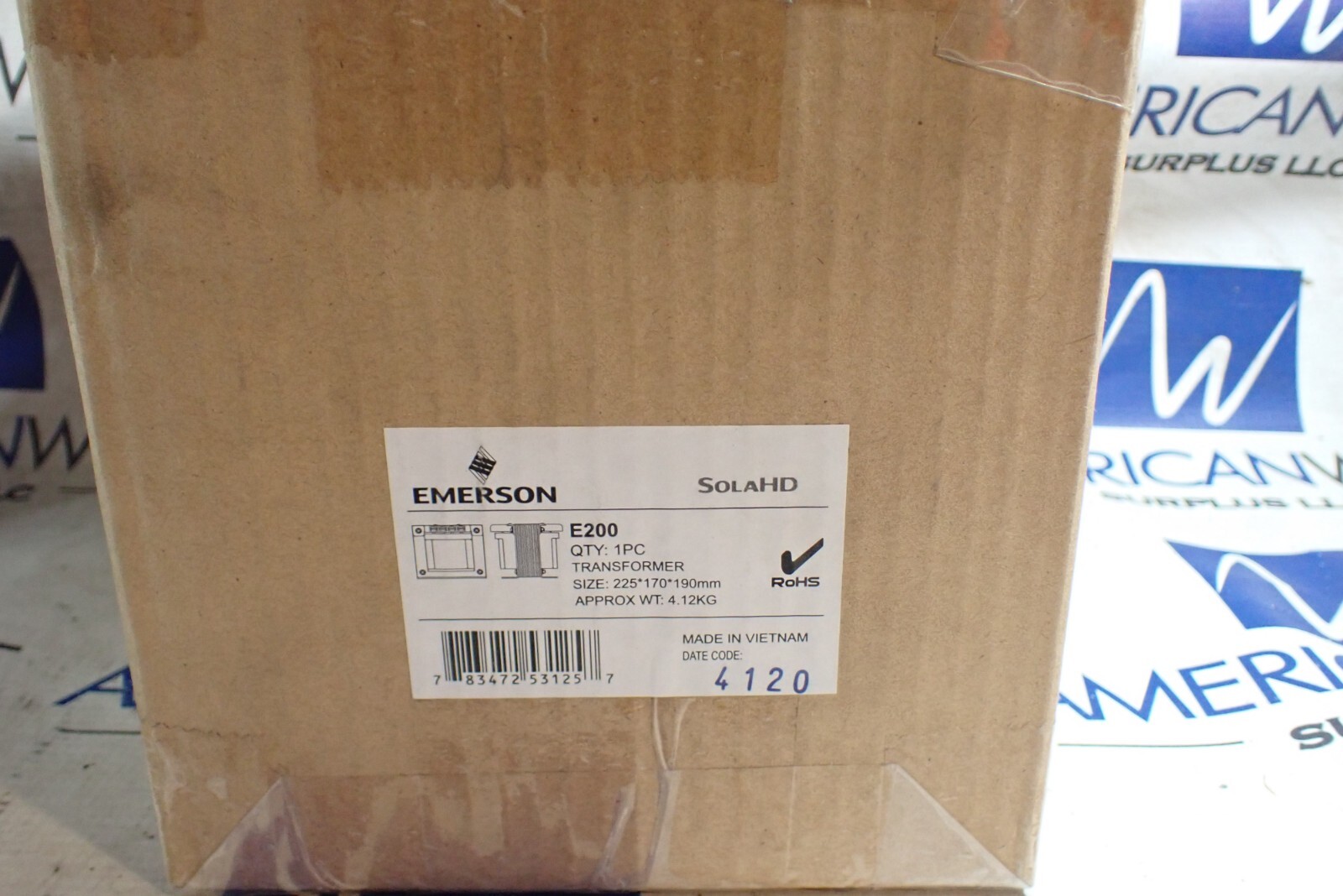 New Emerson E200 Control Transformer 200VA SOLA HD | eBay