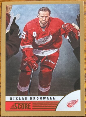2013-14 Score Gold Niklas Kronwall #166 Detroit Red Wings | eBay