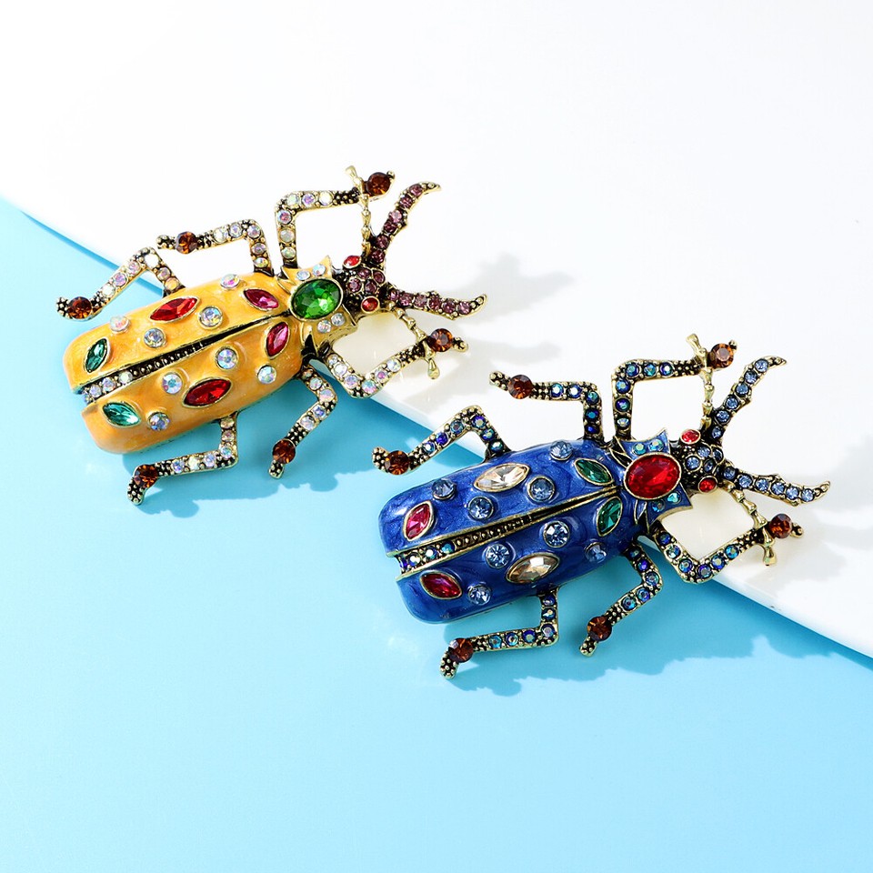 Enamel Bug Beetle Brooches Pin Women Creative Fashion Insect Design Jewelry Gift | eBay
