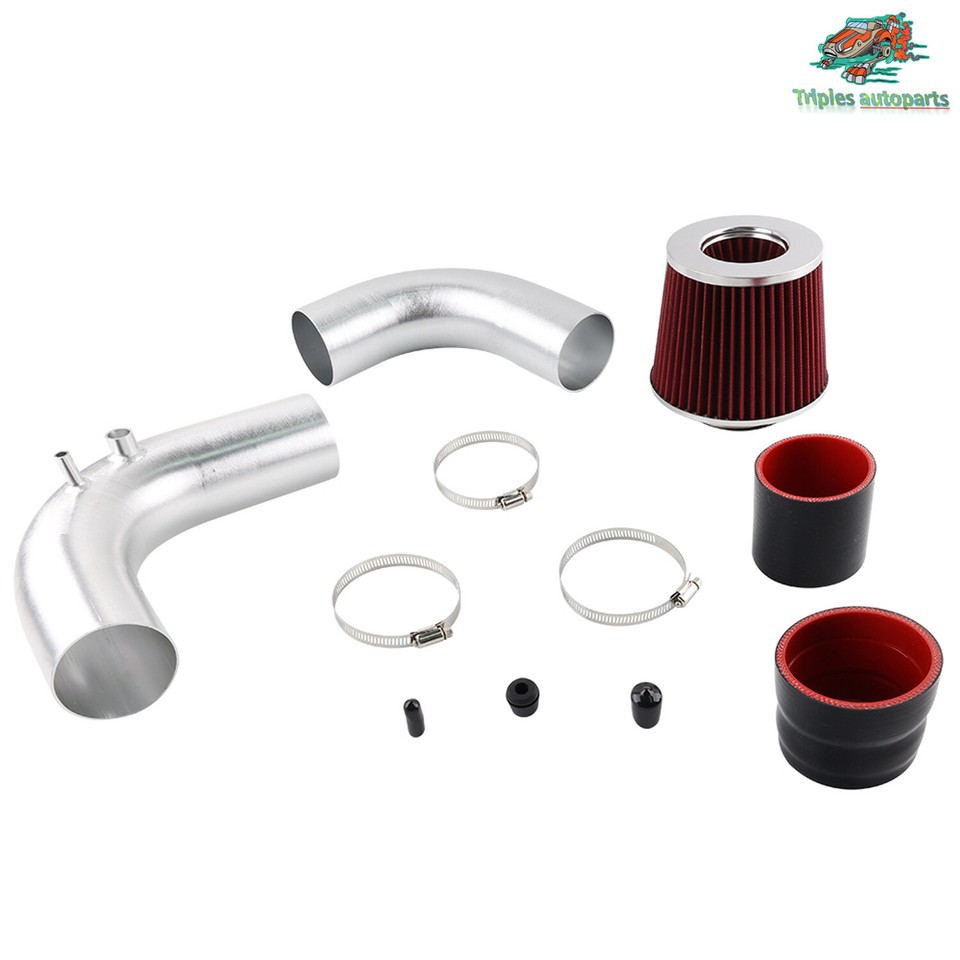 3" Cold Air Intake Kit + Red Short Ram Filter For EG/EK/DC2 w/ K ...