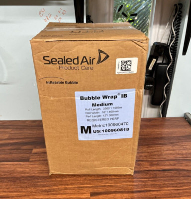 Sealed Air Bubble Wrap IB Medium ROLL Len 3300 Ft Width 16" Perf 12" 100960818 | eBay