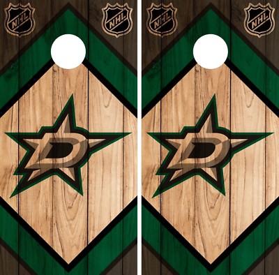 Dallas Stars Cornhole Wrap NHL Game Board Skin Set Vinyl Decal CO339 | eBay
