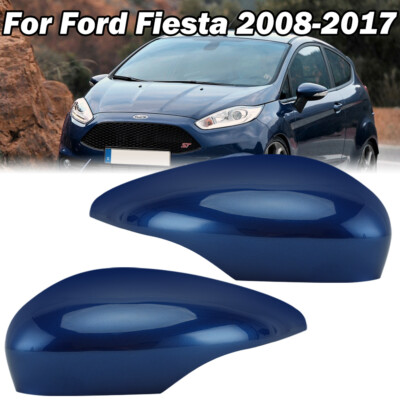 Deep Impact Blue Wing Mirror Cover Cap Casing For Ford Fiesta MK7 2008 ...