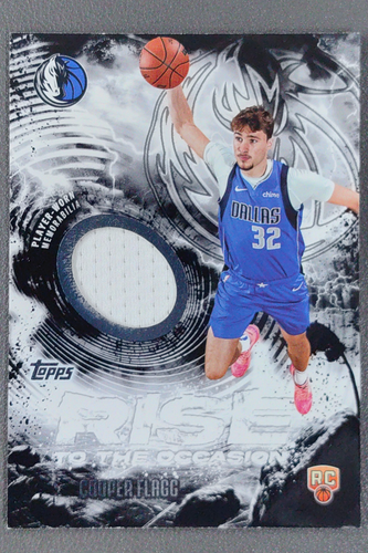 2025-26 Topps Cooper Flagg Rise To The Occasion Jersey RC #RTO-CF ...