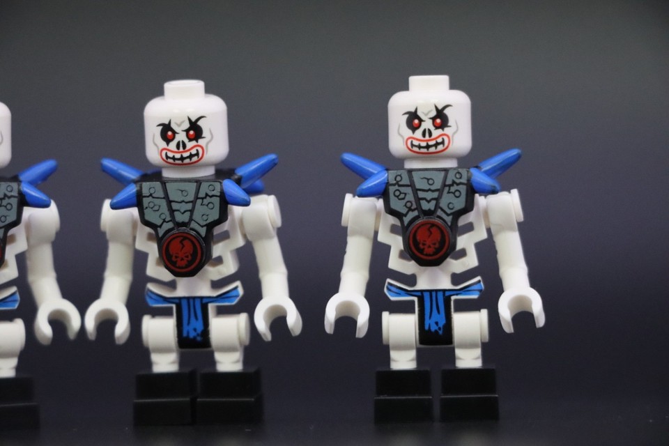 LEGO® Krazi Skeleton Minifig X5 Huge Army Lot Ninjago Skulkin Genuine ...