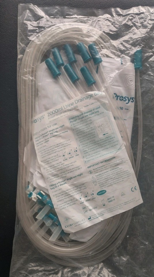 PROSYS 2000ml Urine Drainage Night Bag x 10 (New) | eBay UK