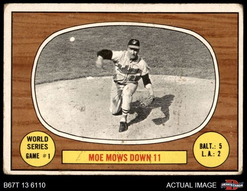 1967 Topps #151 Moe Drabowsky 1 - POOR | eBay