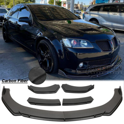 For Pontiac G8 GT GTO Front Bumper Lip Splitter Spoiler Body Kit CARBON ...