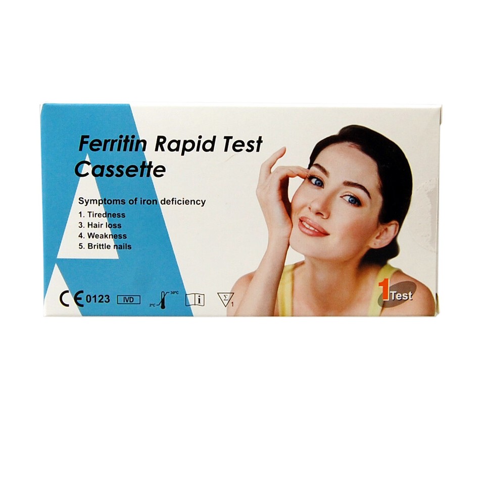 ALLTEST Home Test Iron Anaemia Test FERRITIN Test kit for low Iron ...