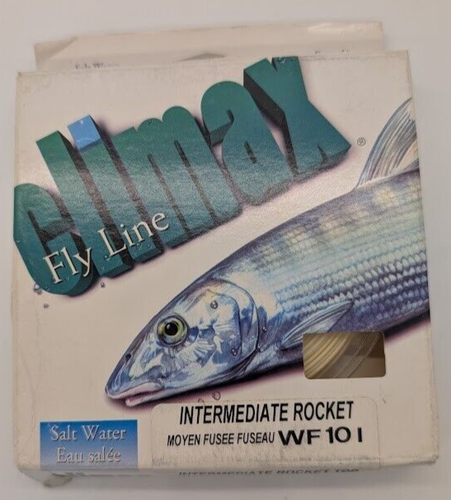 Climax Salt Water WF-10-I Intermediate Rocket 10wt Vintage Fly Fishing Line NIB | eBay