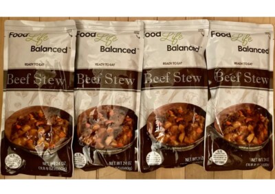 4 Bags MRE 24oz Beef Stew by Food Life Balanced, BB Date 2/2027 | eBay