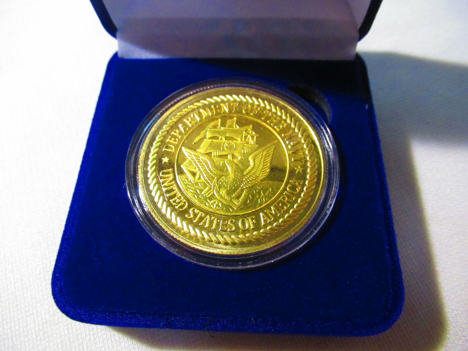 US NAVY SUBMARINE- USS SEAWOLF / SSN-21 Challenge Coin w/ Presentation ...