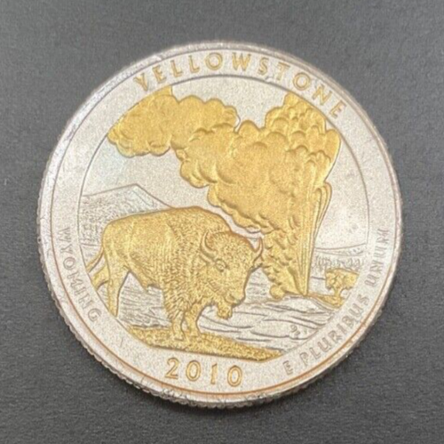 Wyoming Yellowstone National Park 2010 Gold & Silver Quarter | eBay