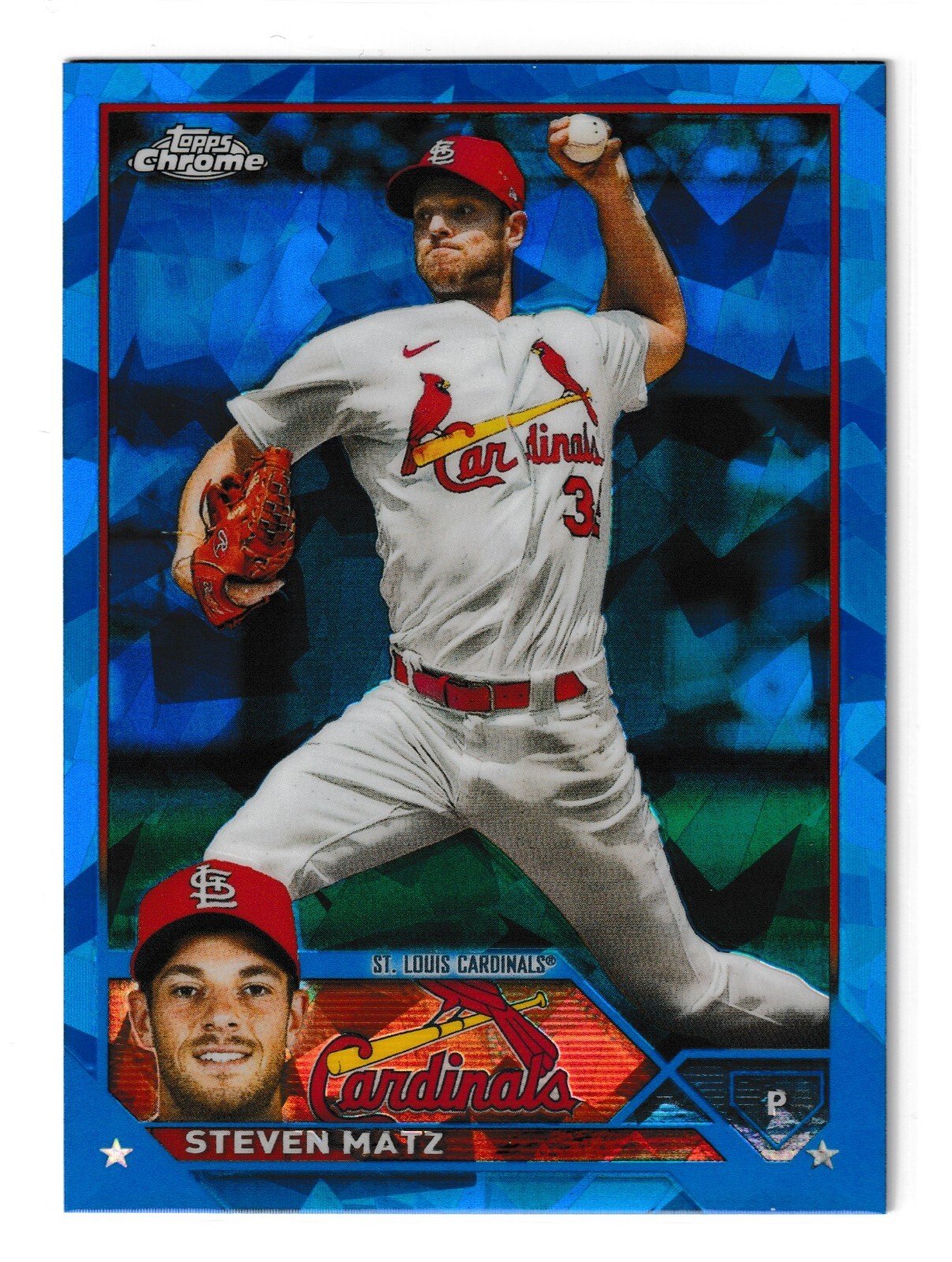 2023 Topps Chrome Sapphire #269 Steven Matz St. Louis Cardinals | eBay