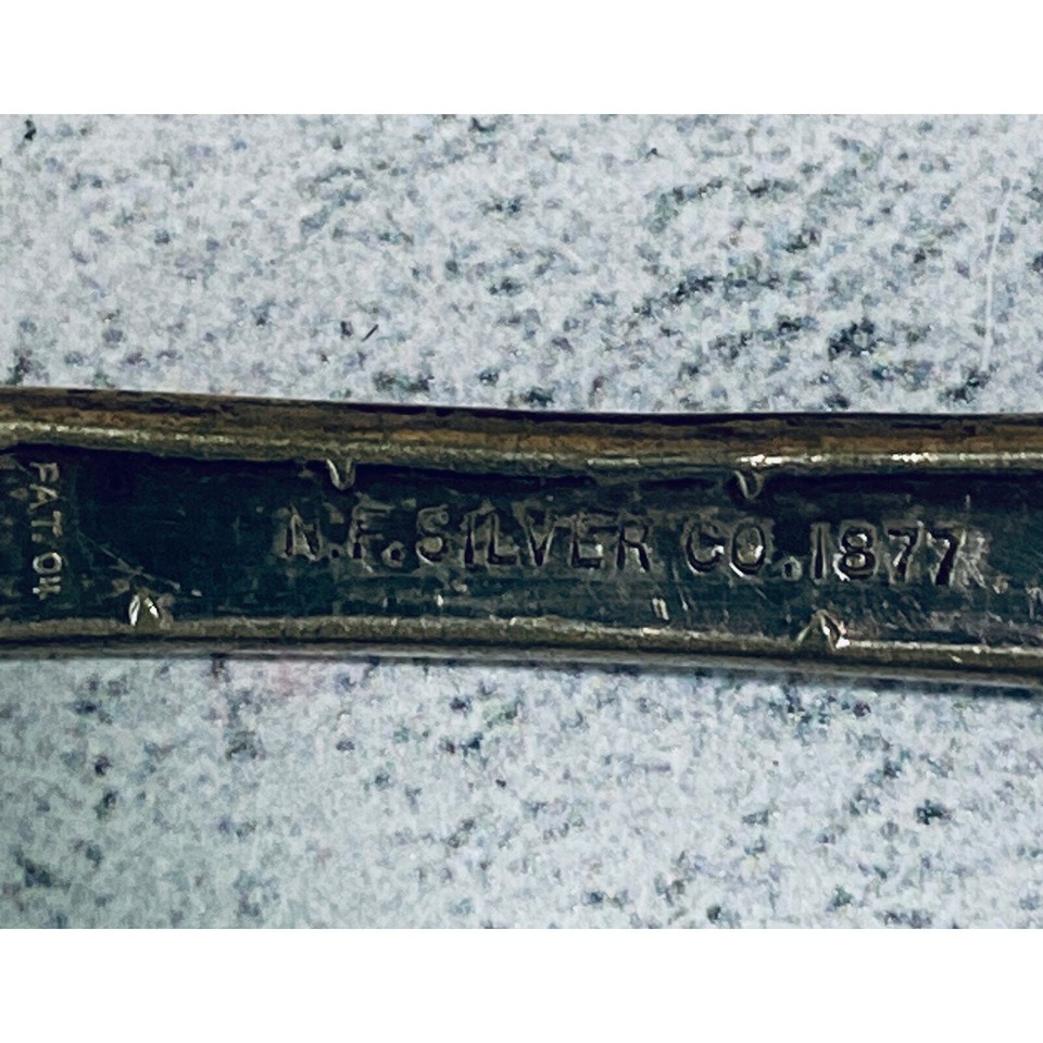 Vintage NF Silver Co. 1877, Silverplated Spoon | eBay