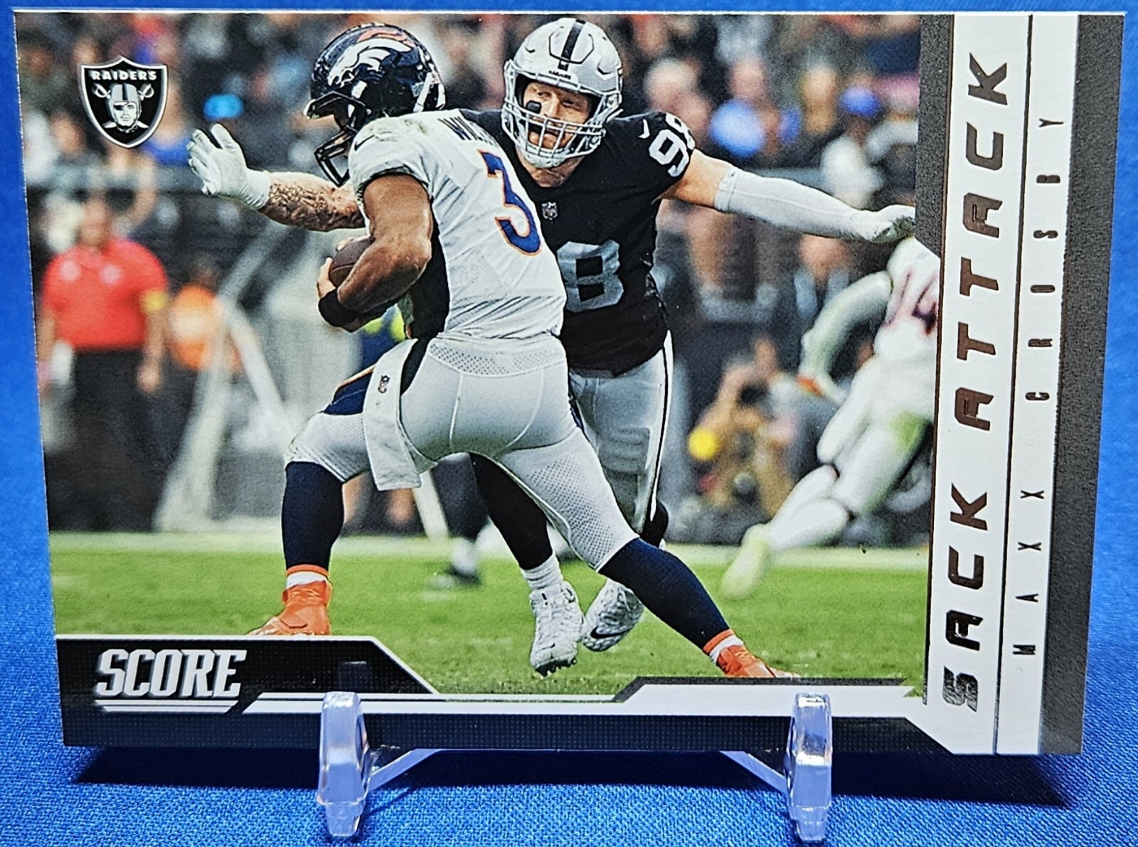 2023 Panini Score Maxx Crosby Sack Attack #9 Las Vegas Raiders | eBay