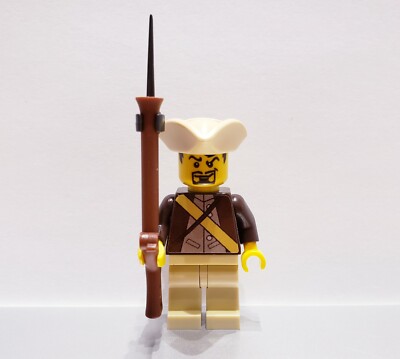American Revolution Colonial Militia Soldier V2 made with real LEGO ...