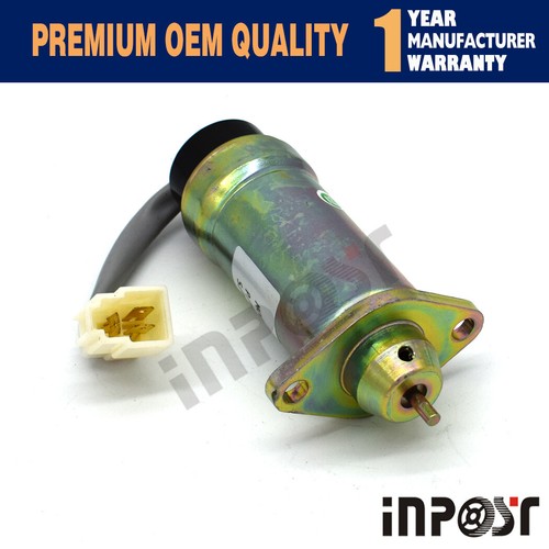 Solenoid 16259-60010 MV1-48 12v for Kubota D1105 V1505 Hitachi TW150DHB ...