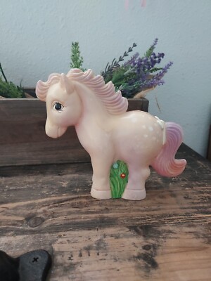 Vintage G1 MLP My Little Pony Pink Coin Bank Piggy Bank Rare 1984 ...