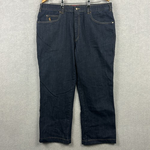 Thomas Cook Jeans Mens W38xL25 Blue Denim Comfort Waist Zip Fly Cowboy ...