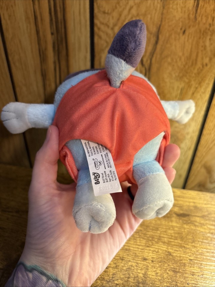 Bluey & Friends Baby Bluey 8" Plush Toy Red Diaper Stuffed Animal | eBay