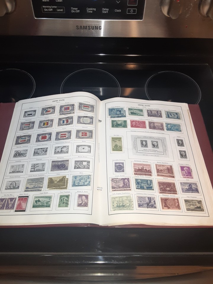 SL 7682/ US Harris Postage Stamp Album Over 1500 Stamps us stamps ...