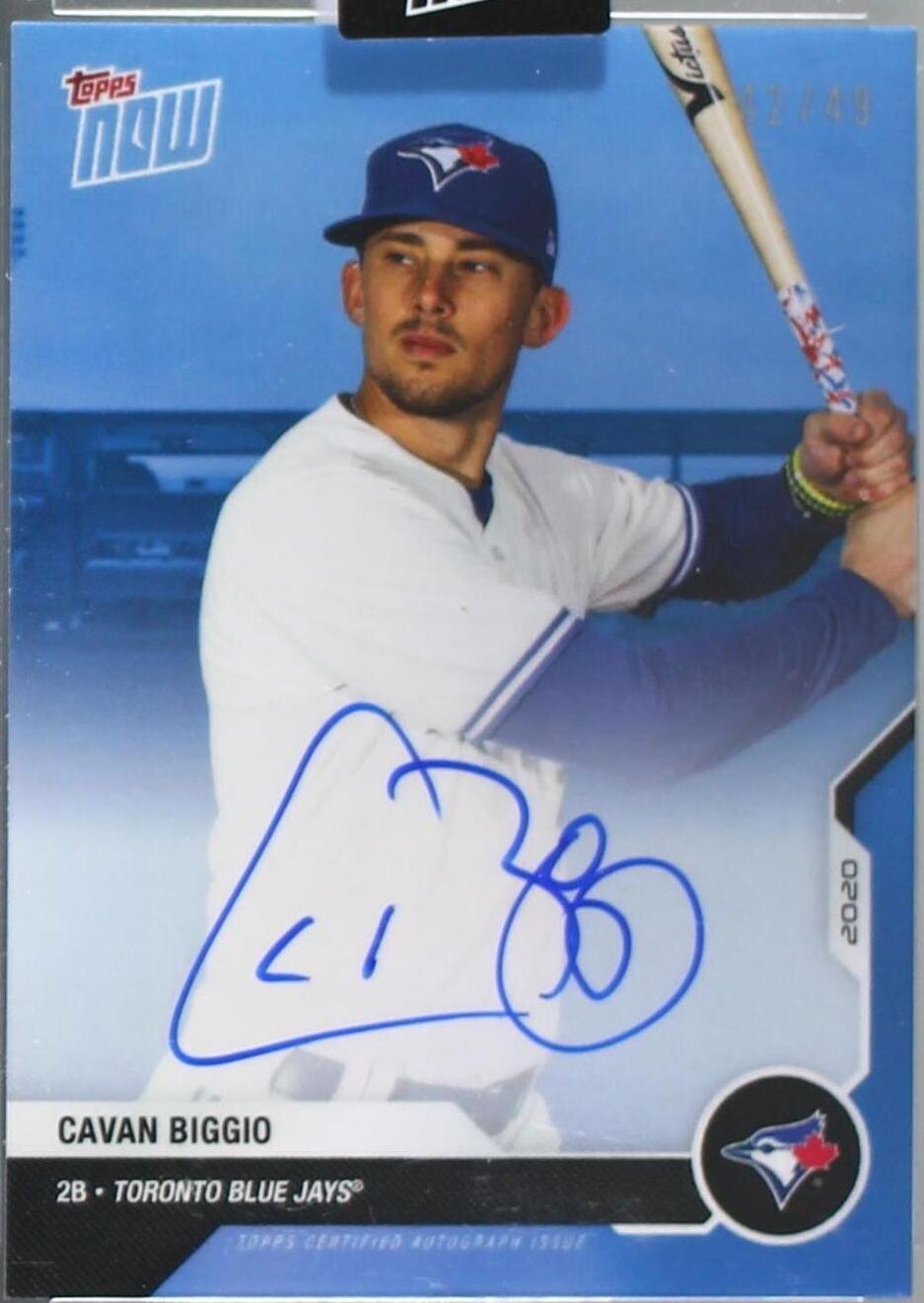 2020 Topps Now Road to Opening Day - Cavan Biggio #OD-65B Blue ...