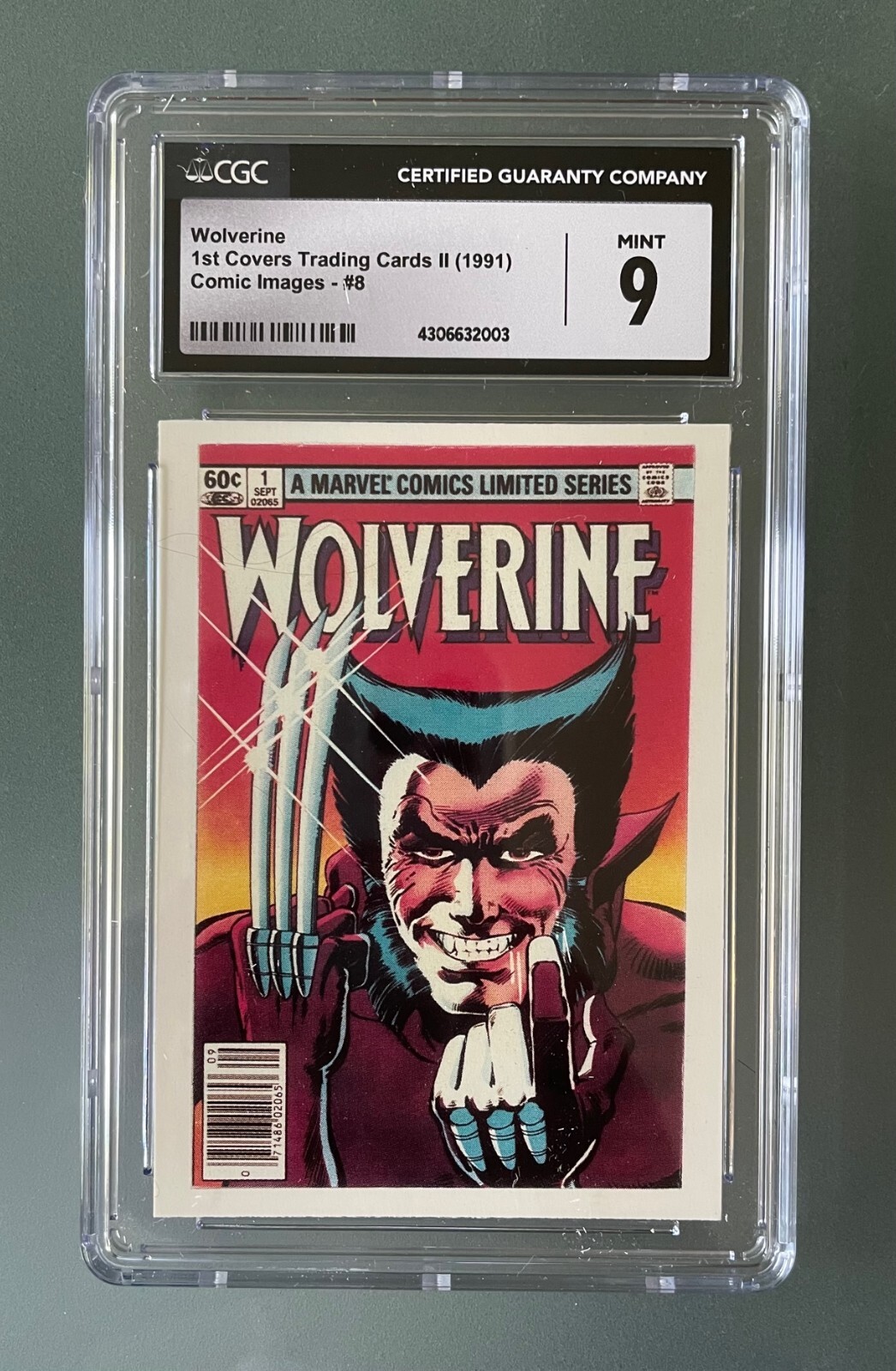1991 Marvel Comic Images 1st Covers II CGC 9 Mint #8 Wolverine Card | eBay