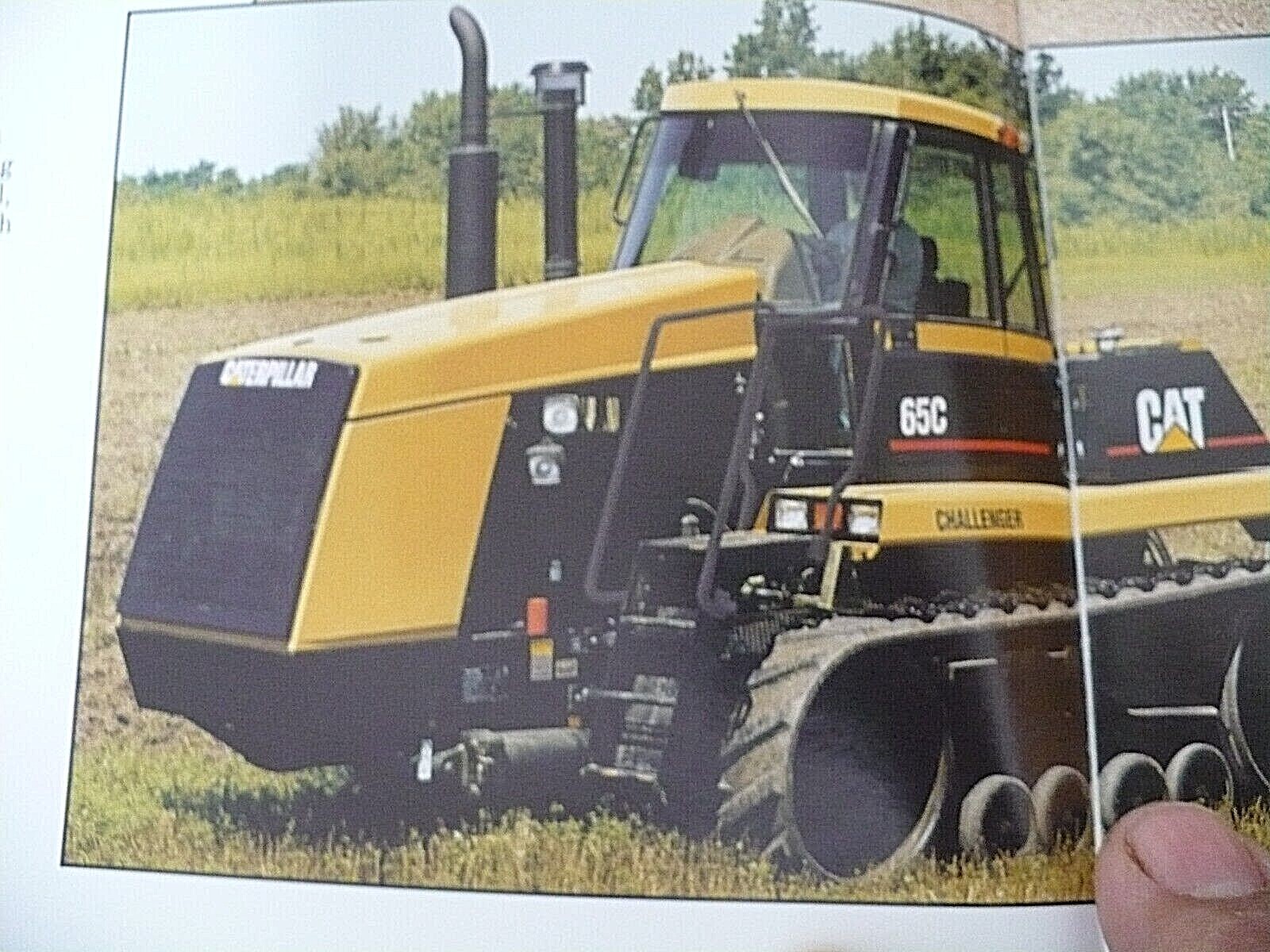 2 CATERPILLAR CHALLENGER MODELS 65C, 75C & 35,45,55, TRACTOR CRAWLER ...