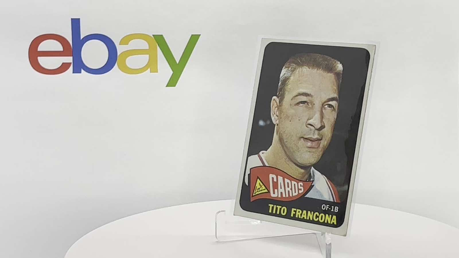 1965 Topps Card, #256 Tito Francona, St. Louis Cardinals, see Video | eBay