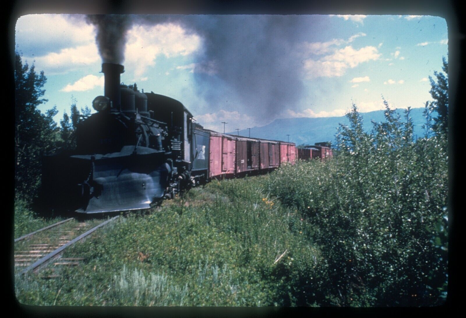 RGS 455 working hard upgrade near Peak Richard B Jackson 35mm Slide Al ...
