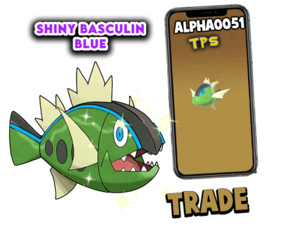 Pokemon Shiny Basculin Blue Trade Registered or Ultrafriend | eBay