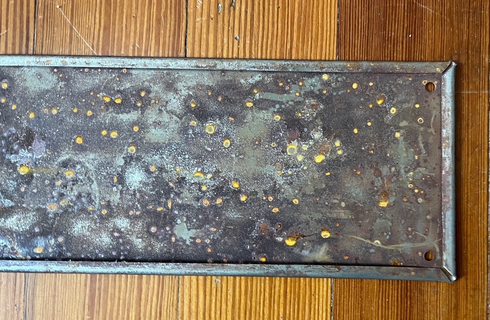 Vintage Mummert Metal Tin Diner Sign Red & White Made in the USA | eBay