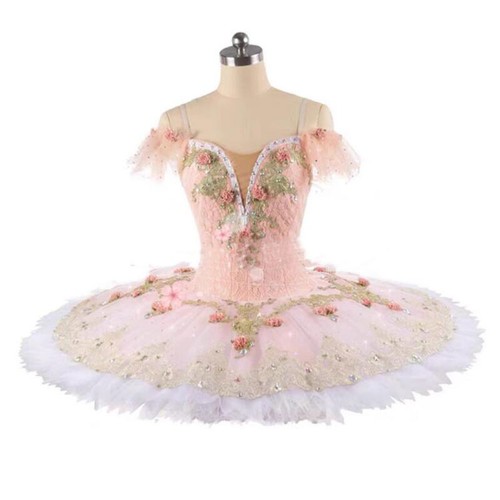 Adult Girls Professional Ballet Pink Dress Performance Ballet Tutu ...