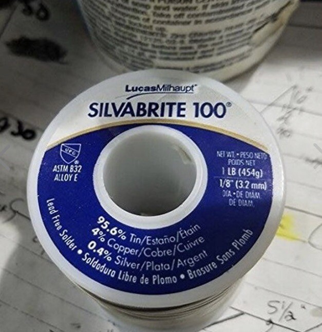 Lucas-Milhaupt 56761 Silvabrite 100 Solder 747041567610 | eBay
