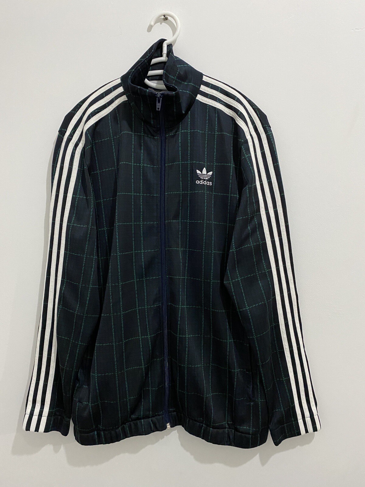 Adidas Originals Beckenbauer Track Top Jacket Tartan … - Gem
