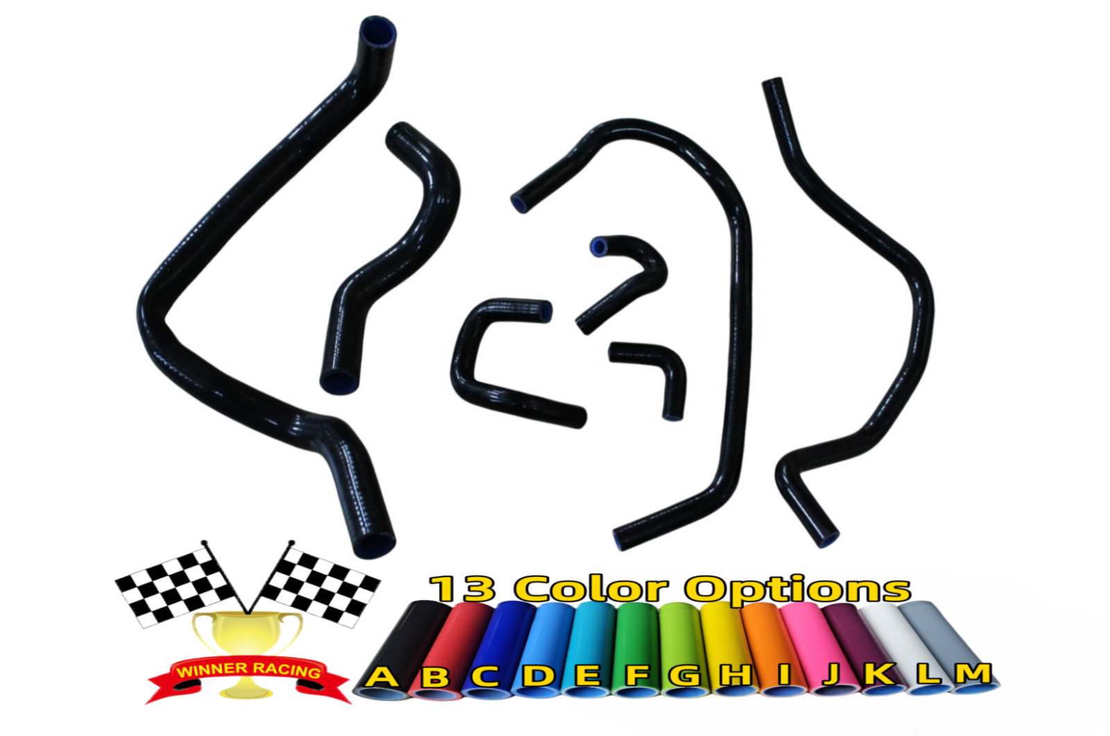 GREEN Radiator&Heater Hoses Fits Honda Prelude BB6/BB8 H22A SIR/TYPE-S ...