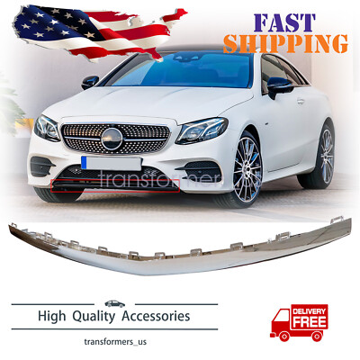Front Bumper Face Bar Trim Lower Molding For 2017-20 Mercedes E Class ...