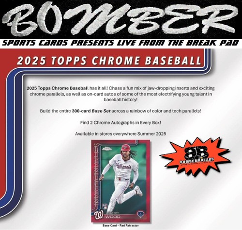 Texas Rangers 2025 Topps Chrome Baseball Breakers Delight 3-Box Break 4 ...