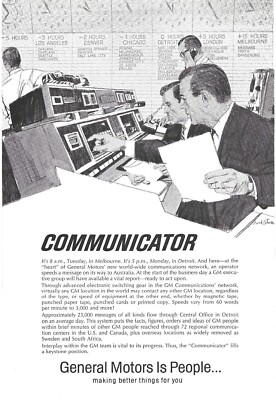 1965 General Motors GM Vintage Print Ad Automobile Car Company | eBay